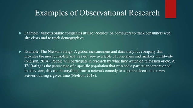 Observational research methods | PPT