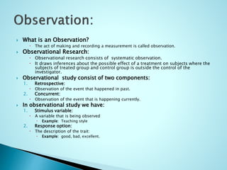 Observational study | PPT