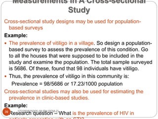 Observational Experiment Examples