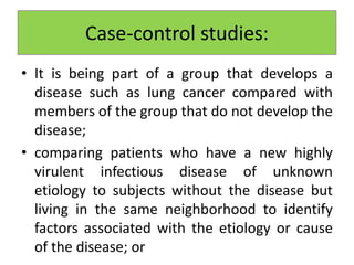 Observational study design | PPTX