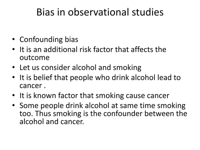 Observational study design | PPTX