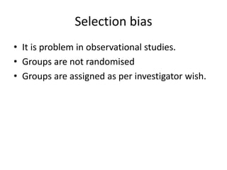 Observational study design | PPTX