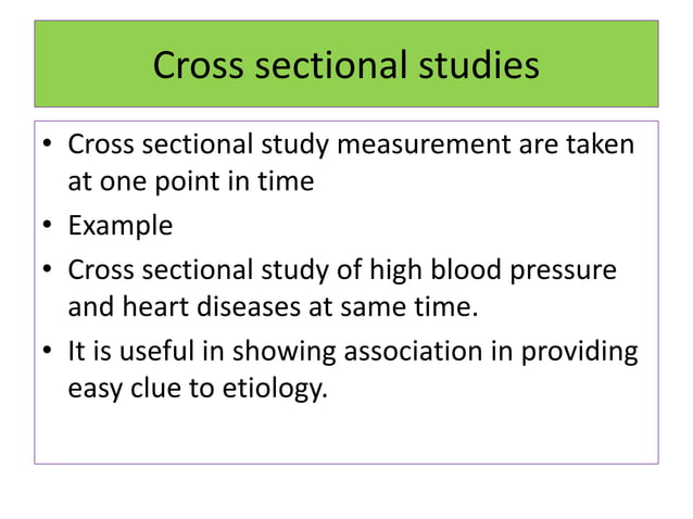 Observational study design | PPTX