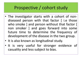 Observational study design | PPTX