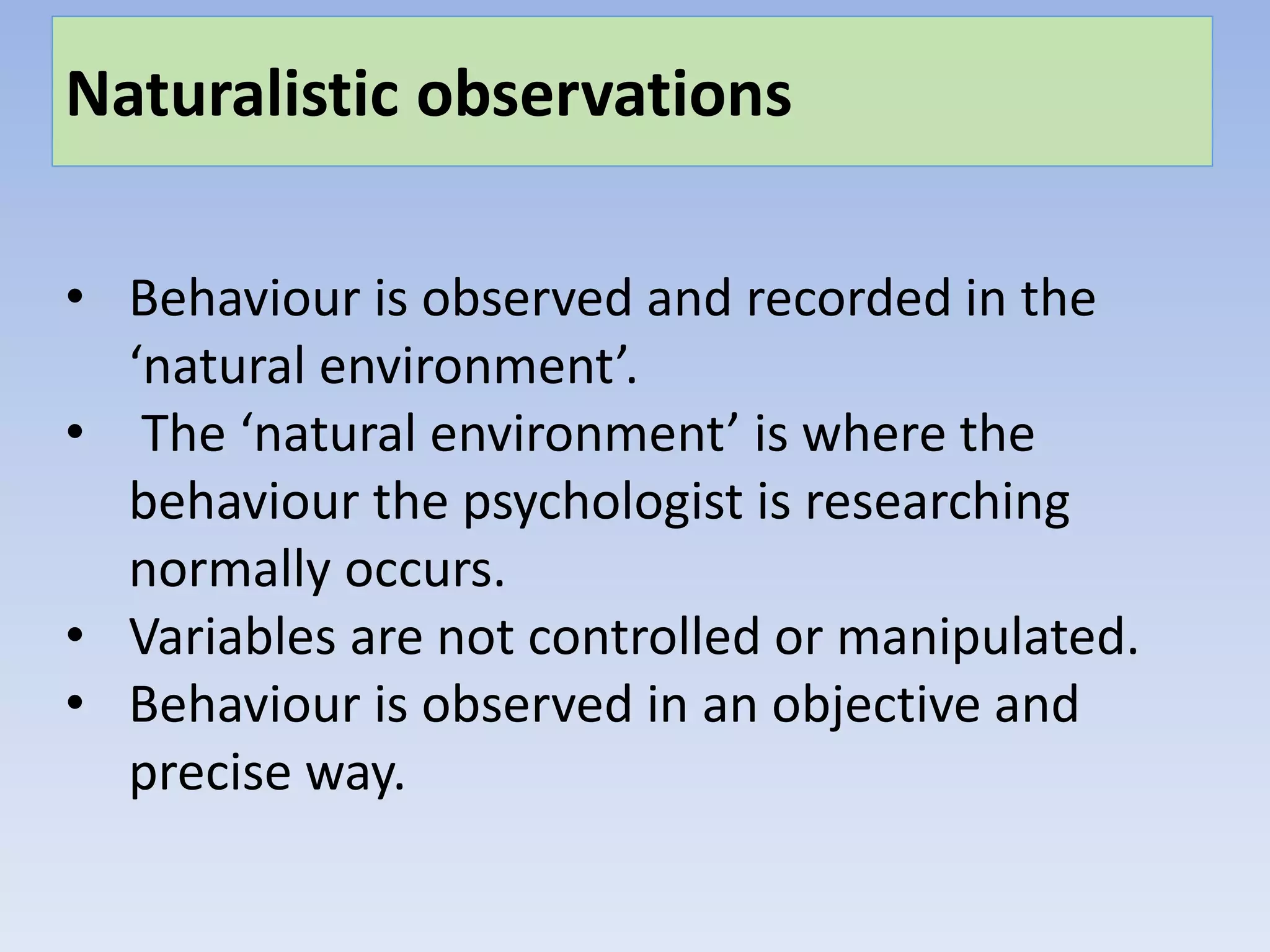 Observational techniques | PPTX