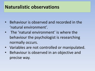 Observational techniques | PPTX