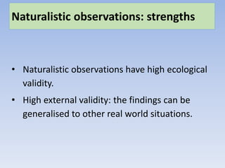 Observational techniques | PPTX