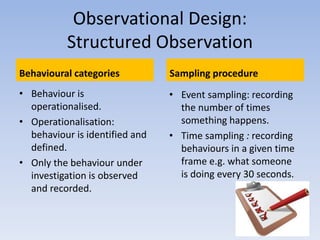 Observational techniques | PPTX