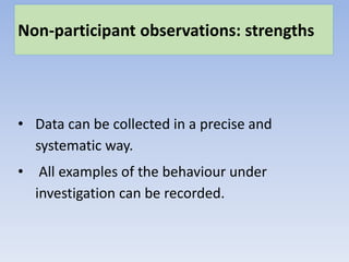 Observational techniques | PPTX