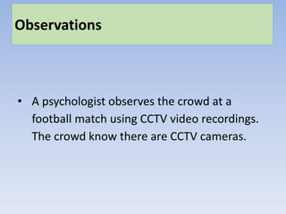 Observational techniques | PPTX