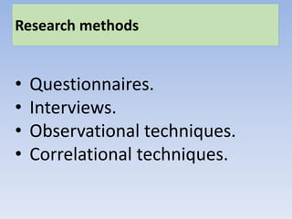 Observational techniques | PPTX