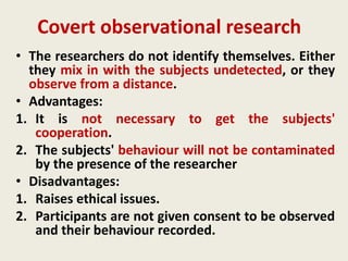 Observational techniques | PPTX