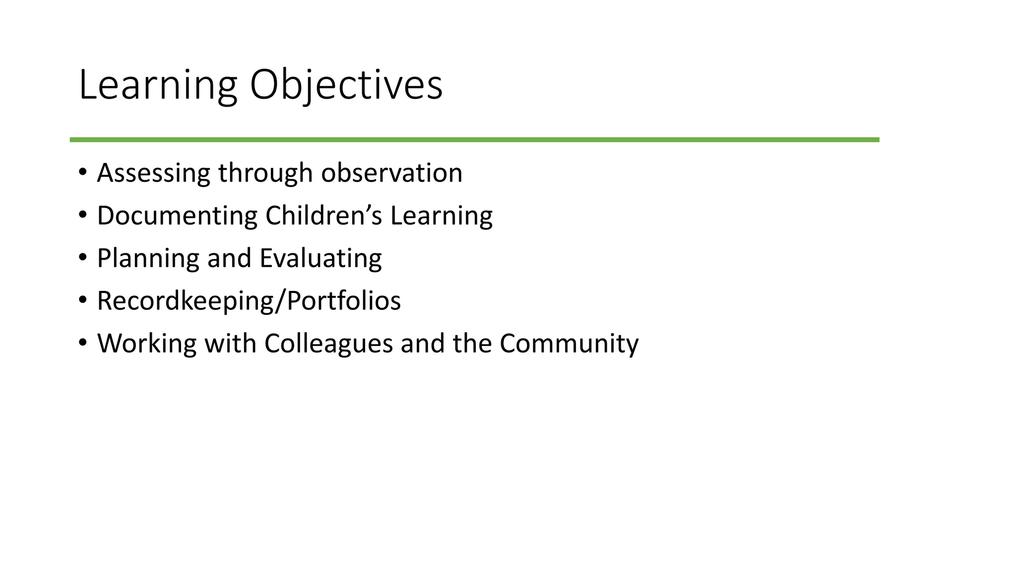 Best Practices for Observation and Assessment | PPTX