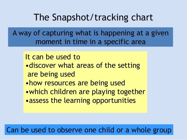 Observation and assessment lo