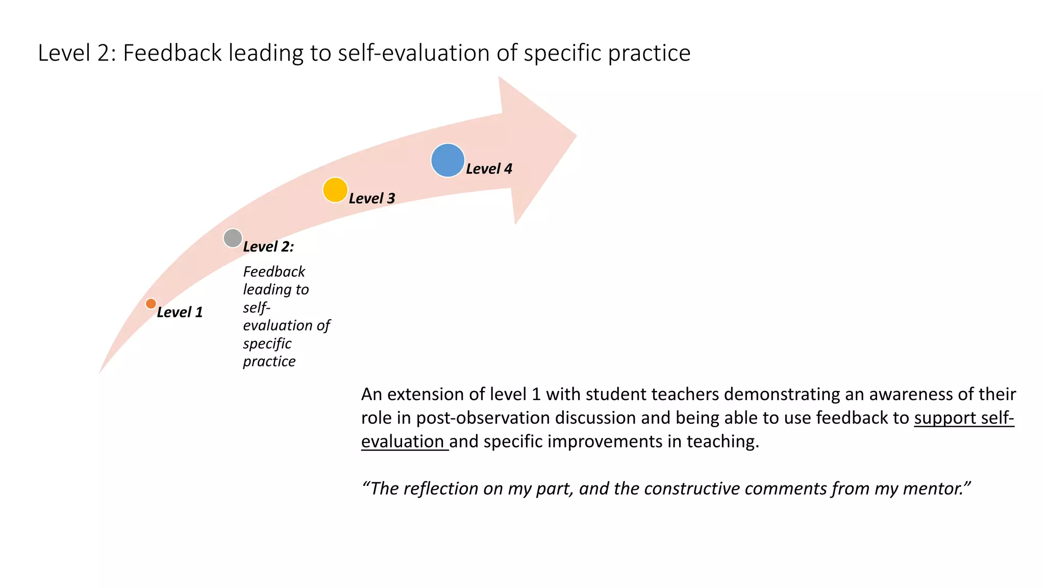 Observation and feedback impact model by Rachel Lofthouse | PPT