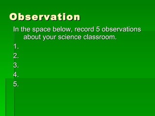 Observation And Inferences Powerpoint | PPT