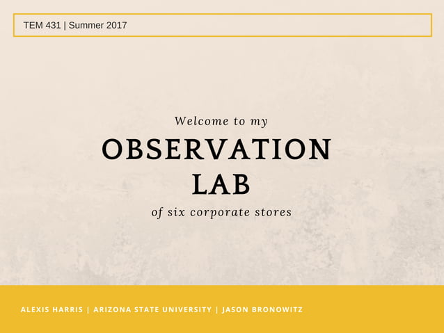 Observation assignment | PDF