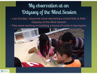 Observation assignment 2 | PDF