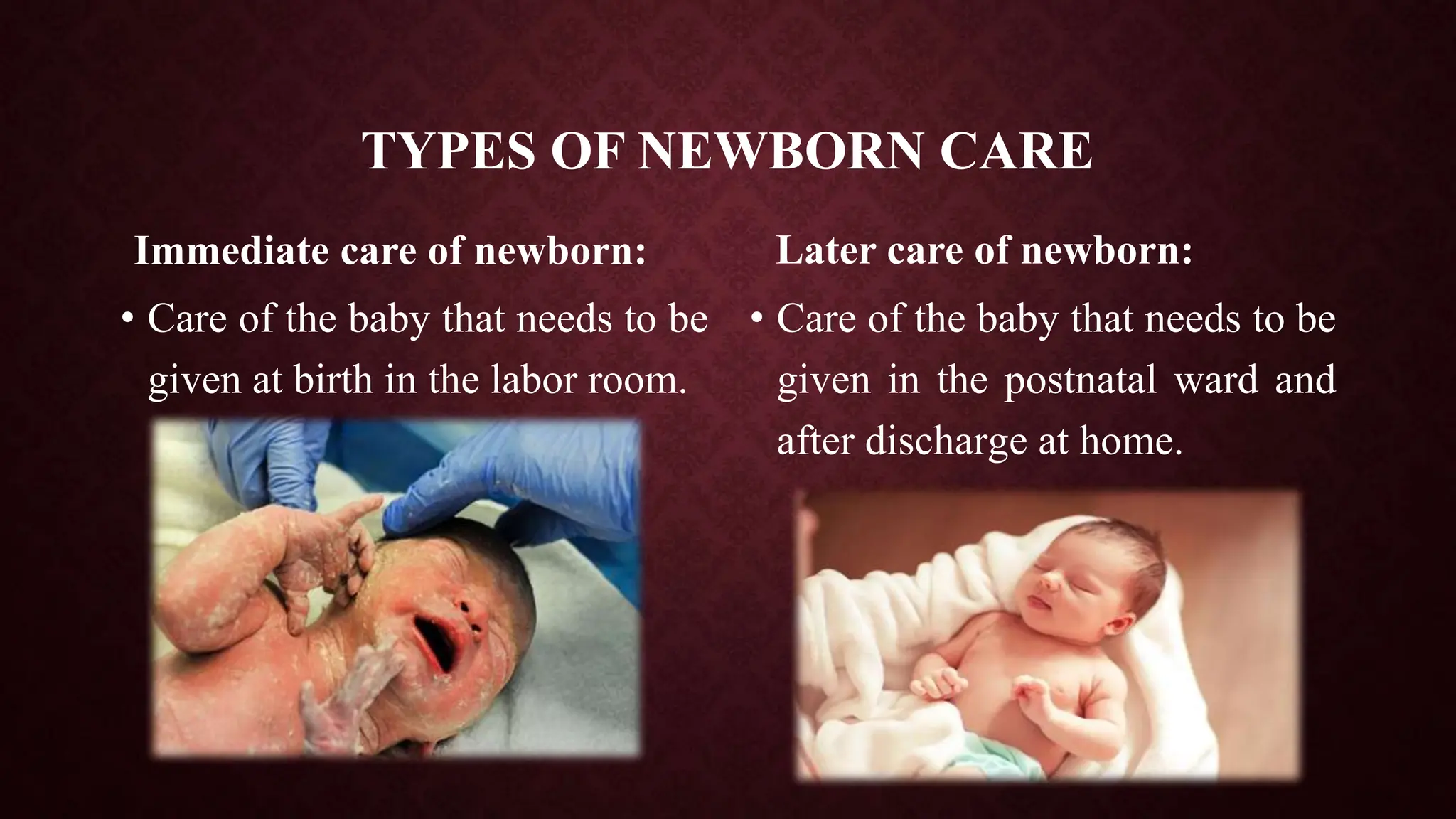 OBSERVATION & CARE OF NEWBORN, parenting process.pptx