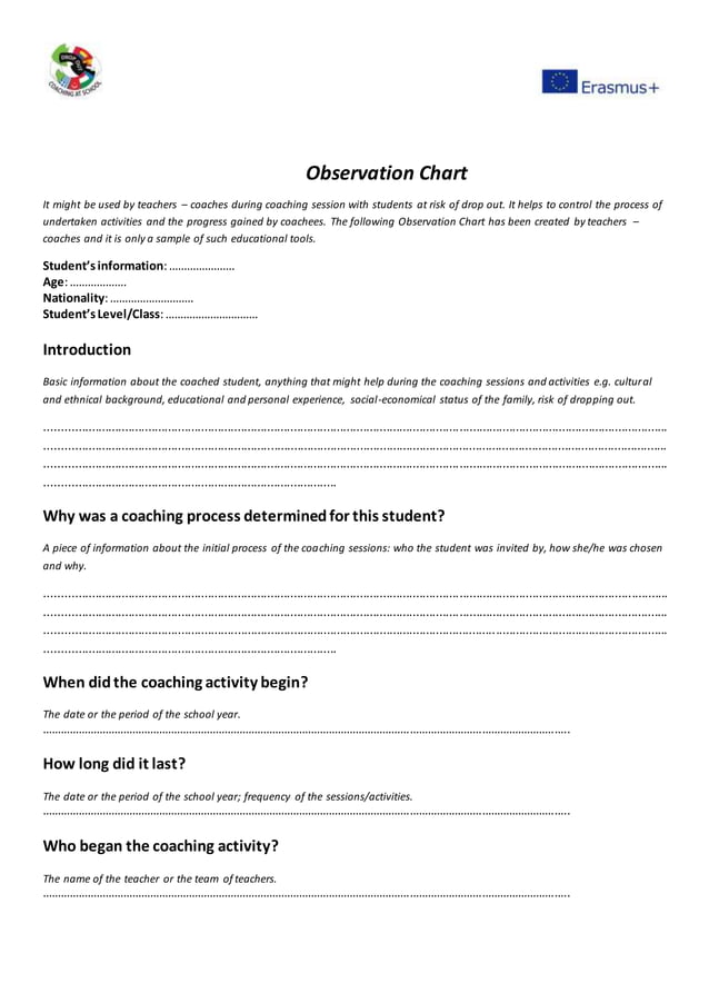 Observation chart | PDF
