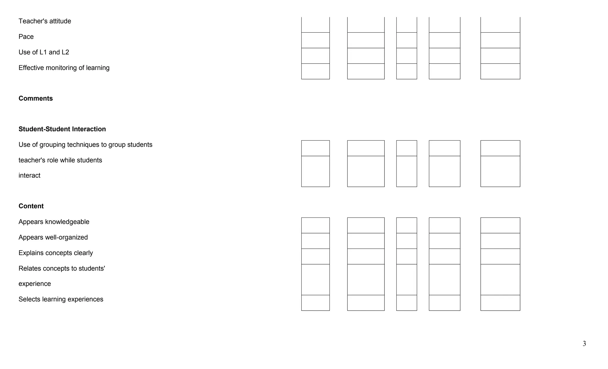 OBSERVATION_CHECKLIST donde la doc obser | PPT