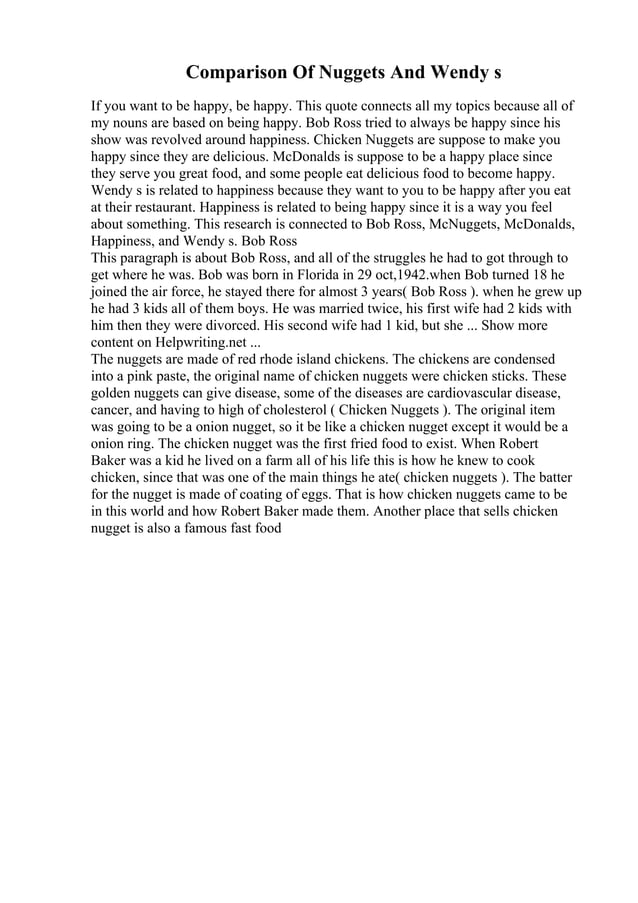 Observation Essay Outline | PDF