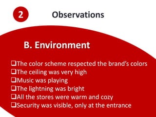 Observation exercise | PPTX
