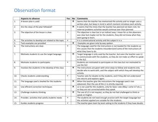 Observation format | DOCX