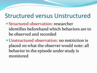 Observation in Qualitative Research | PPTX