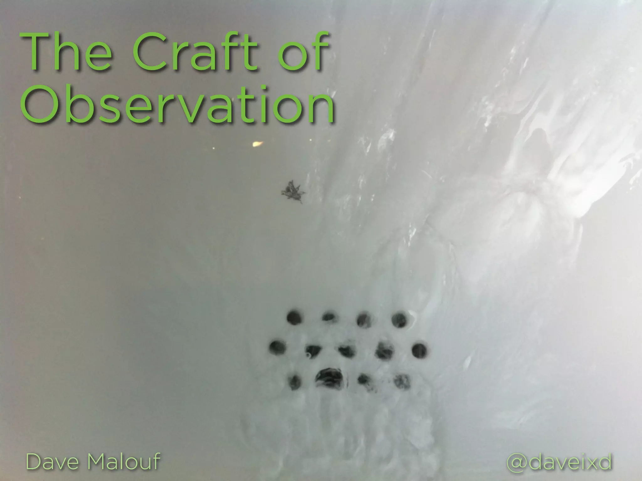 The Craft of Observation | PPT