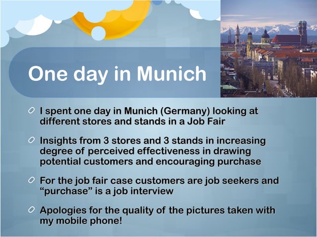 One Day in Munich | PPT
