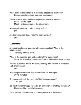Observation lab | PDF