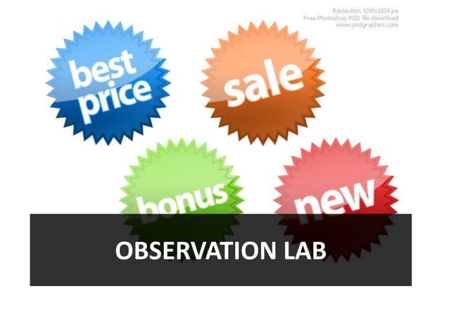 Observation lab | PPT