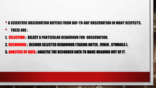 Observation method | PPTX