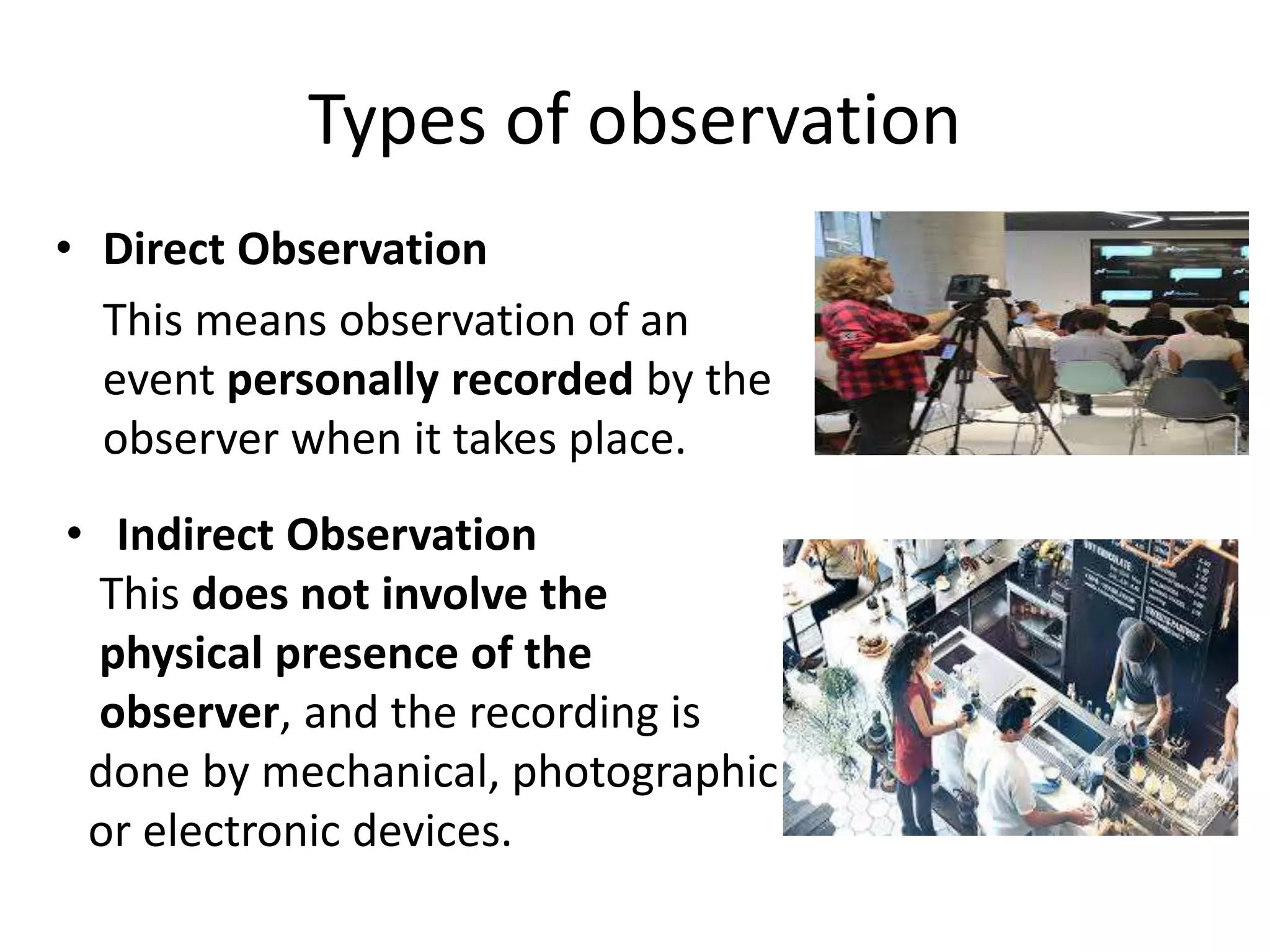 Observation Method | PPT