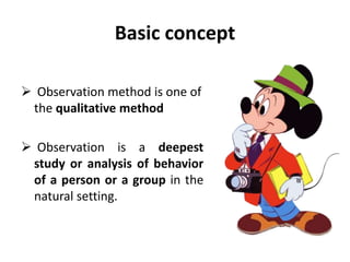 Observation Method | PPT
