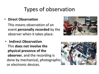 Observation Method | PPT