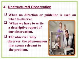 Observation Method- Research Methodology | PPTX