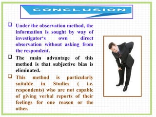 Observation Method- Research Methodology | PPTX