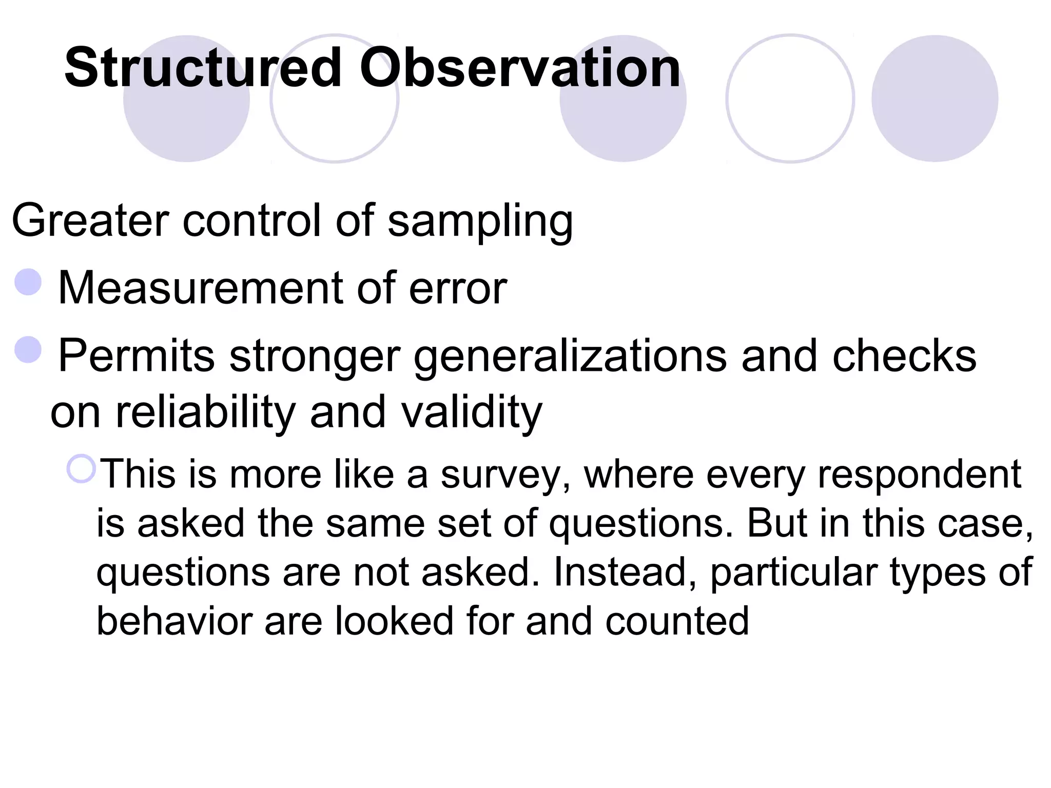Observation Method | PPT