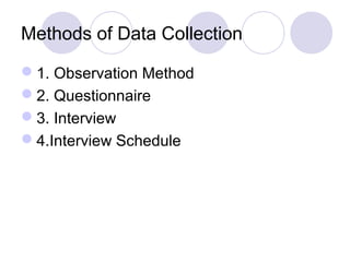 Observation Method | PPT