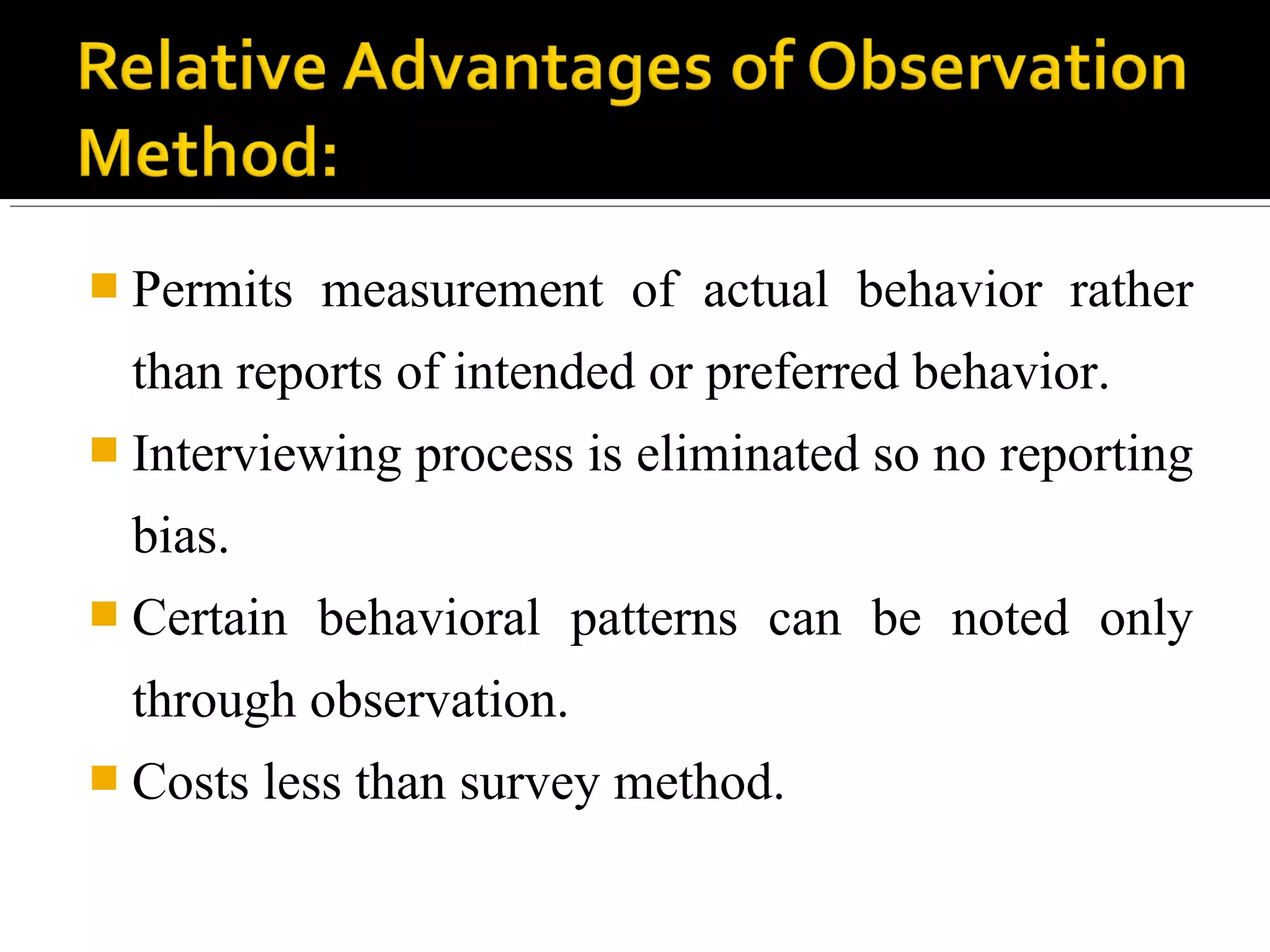 Observation method (2) | PPT