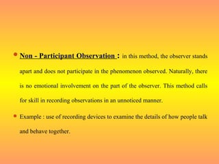 Observation method | PPT