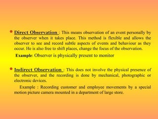 Observation method | PPT