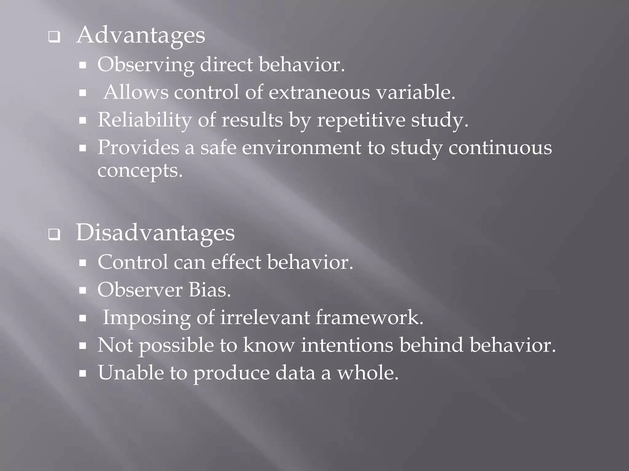 Observation method in sociological research | PPTX