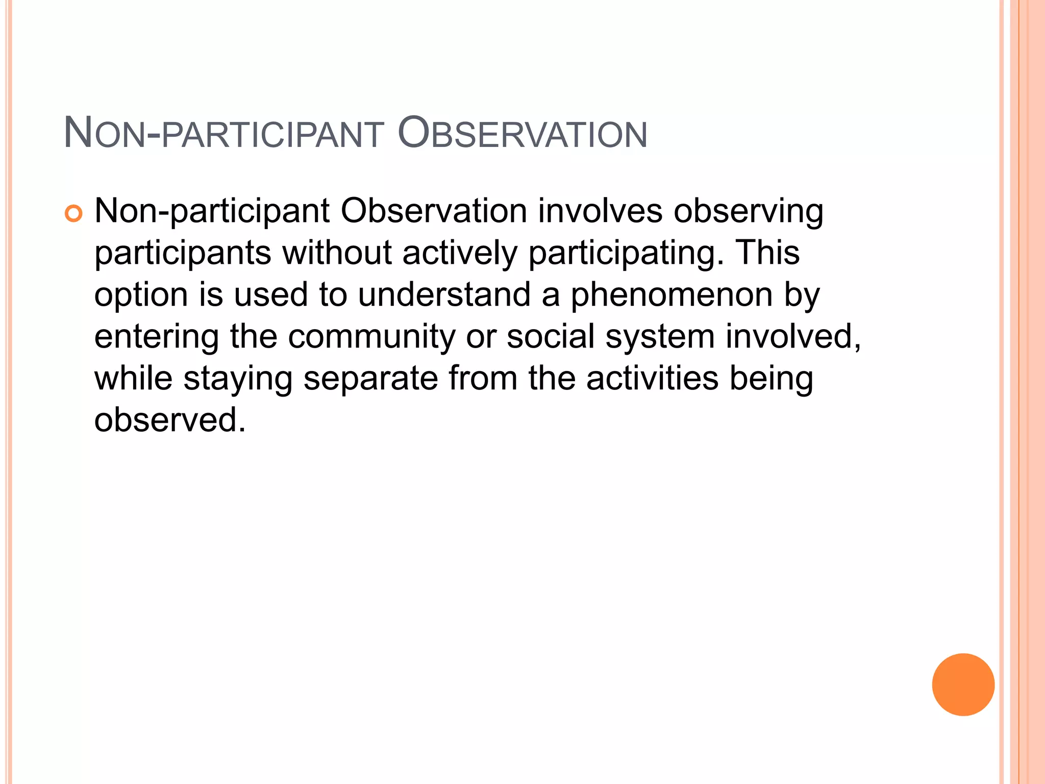 Observation methods | PPTX