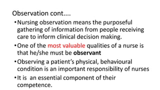 Observation of a Patient 2019.pptx