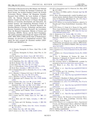 Observation of gravitational waves from a binary black hole merger | PDF