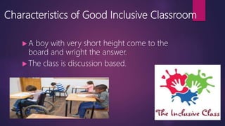 Observation of inclusive classrooms | PPTX