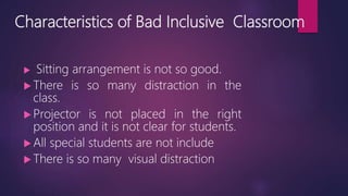 Observation of inclusive classrooms | PPTX